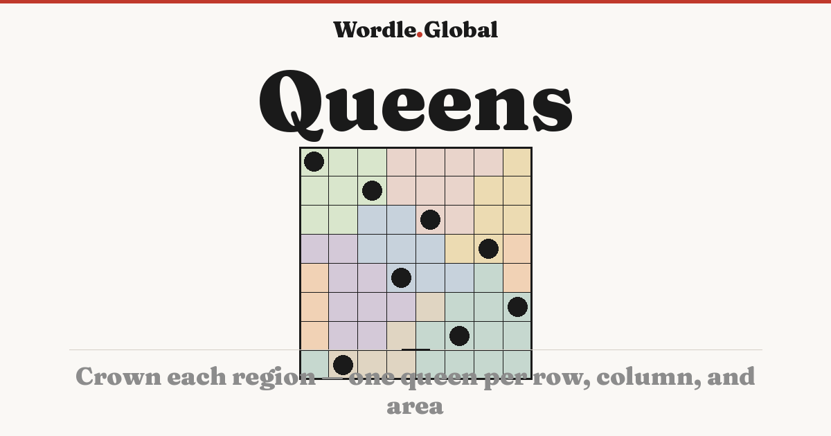 Queens | Wordle føroyskt